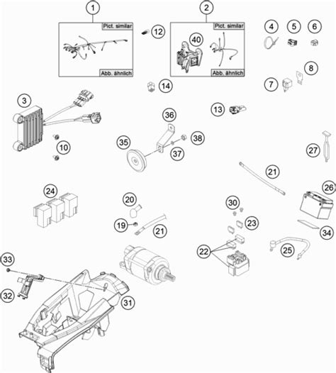 West Coast Motorcycles Fe 450 Eu 2017 Wiring Harness