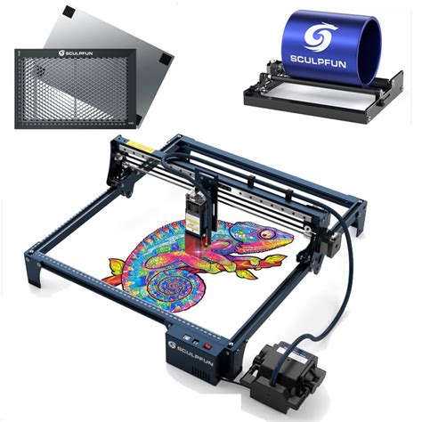 Машина за лазерно гравиране S30 Pro Sculpfun 10w Plate Rotary Roller Emag Bg