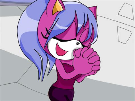 Sonic X Edit Giggles The Cat By Waterflyxx On Deviantart