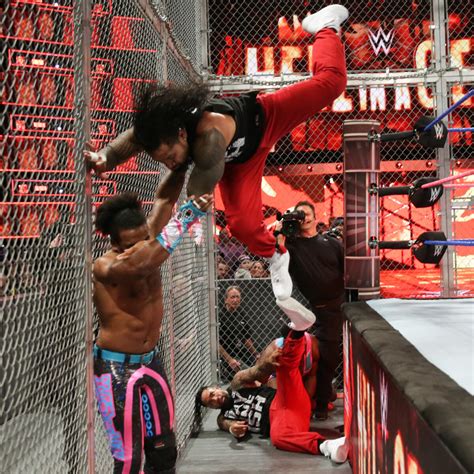 The New Day Vs The Usos Hell In A Cell Match Smackdown Tag Team
