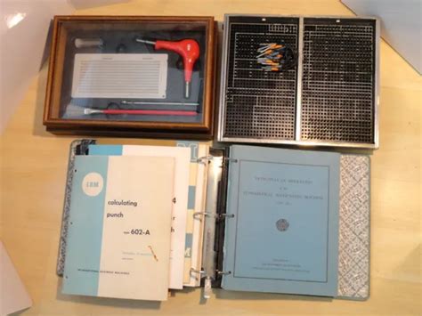 Rare Ibm Accounting System Collection Plugboard Tools And Manuals