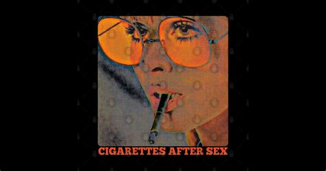 Cigarettes After Sex Retro Aesthetic Design Cigarettes After Sex Sticker Teepublic