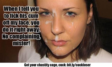 Femdom Cum Eating Cuckolds Caption 4cucks
