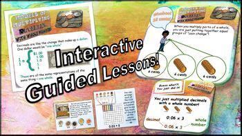Models Of Multiplying Decimals By Whole Numbers By THINKology TpT
