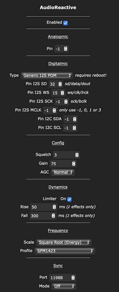 work in progress wled moonmodules project