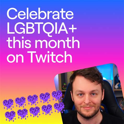 Really Honoured To Be Part Of Twitchs Pride Campaign This Year Benjamin Austwick