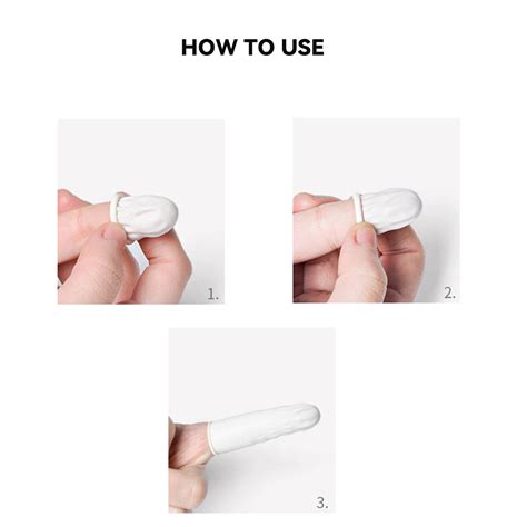 100pcs Latex Finger Cots Vettsy