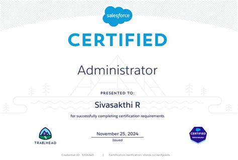 Siva Sakthi On Linkedin Salesforcecertification Salesforce