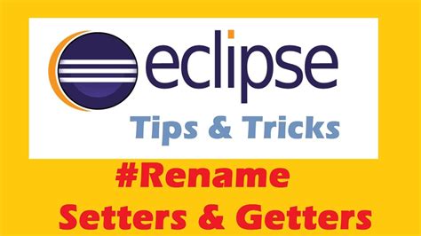 Rename Setters And Getters Altshiftr Enter Java Inspires Youtube