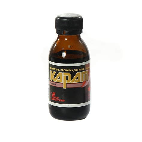 Краска-пропитка Карат, для кожи, 100 мл, черная в Москве: цены, фото ...