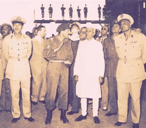 جمال عبد الناصر و جواهر لال نهرو و عبد الحكيم عامر