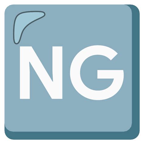 Ng Button Vector SVG Icon SVG Repo