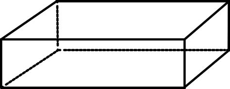 White Rectangular Cuboid Free Vector Clipart Images On