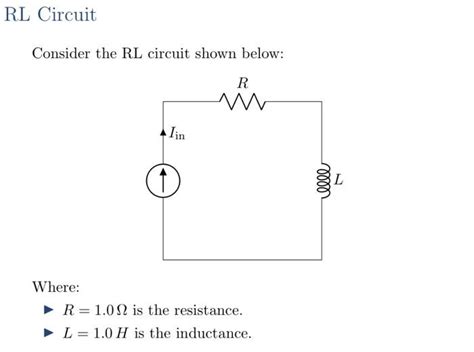 Solved Consider the RL circuit shown below Where R Ω Chegg