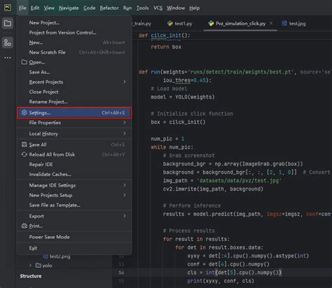 github pan0624 yolov8 target detection and simulation click yolov8算法