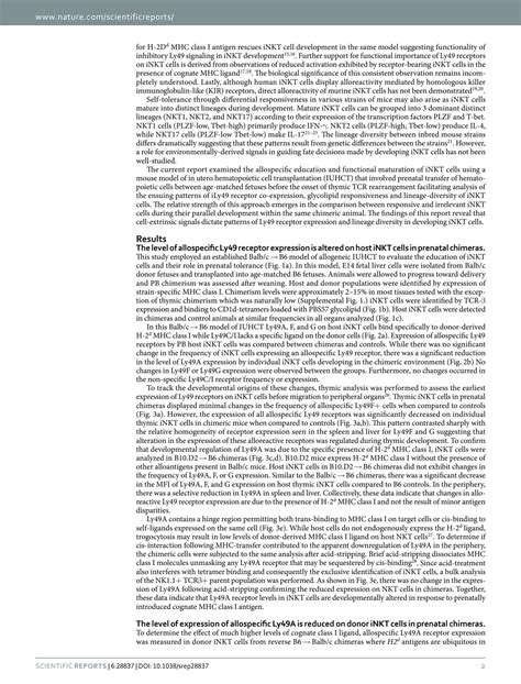 Solution Extrinsic Allospecific Signals Of Hematopoietic Origin Dictate Inkt Cell Lineage Fate