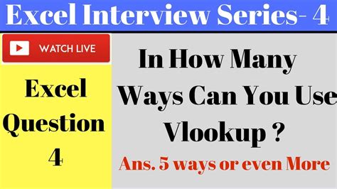 How To Use Vlookup In Excel Tutorial YouTube