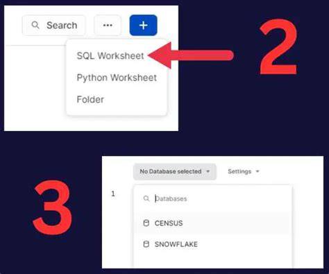 creating tables in snowflake bandit tracker