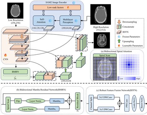 Abs Mamba Sam Driven Bidirectional Spiral Mamba Network For