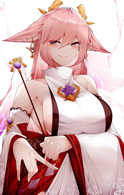 Yae Miko Genshin Impact Drawn By Samip Danbooru