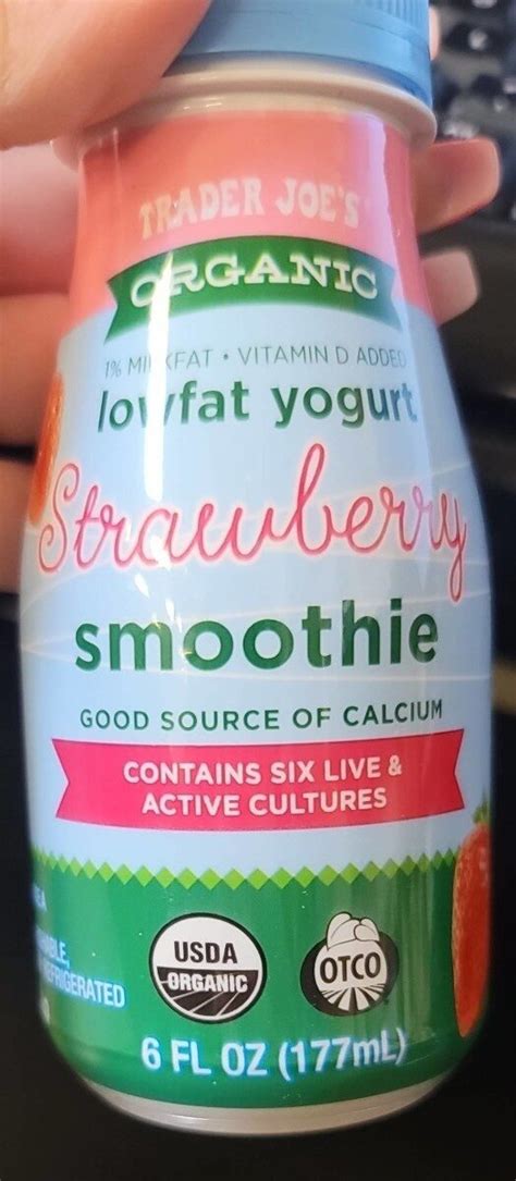 Trader Joe S Organic Strawberry Prebiotic Smoothie