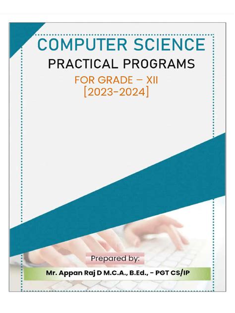 Computer Science Lab Record Pdf