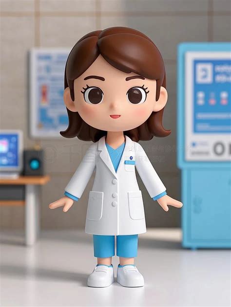 白色实验服ai数字艺术 3d医护卡通风3d渲染成年科学家微笑站立实验服办公场景插画 Ai立体元素免费下载 Png格式 3072像素 编号71250959 千图网