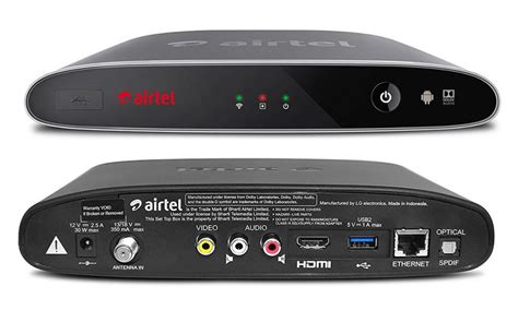Airtel Internet TV Hybrid DTH And 4K Android TV Box Launched