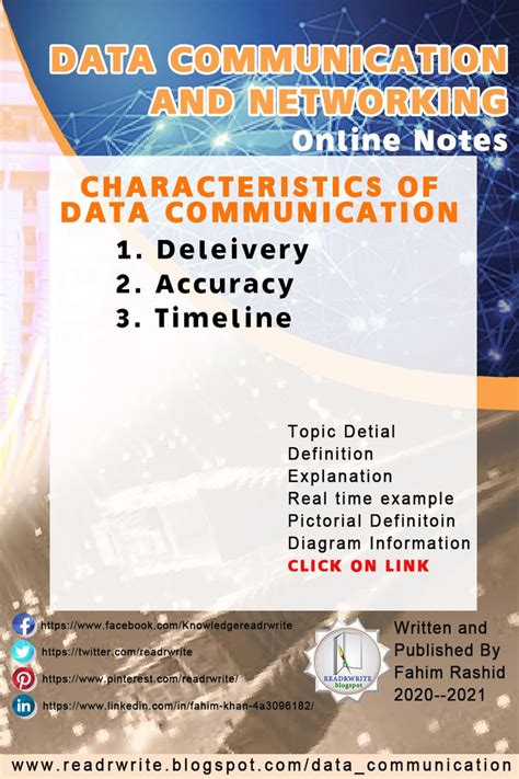 Characteristic Of Data Communication Online Notes Communication