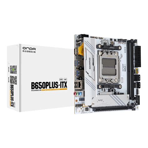 B650 Itx Motherboard Am5 For Amd Ryzen 7000 8000 Series Processor Ddr5 2 5gbe Lan White 