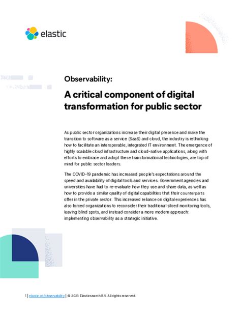 Observability A Critical Component Of Digital Transformation For