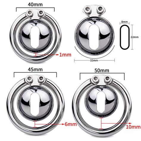 Inverted Chastity Cage Male Metal Chastity Cage