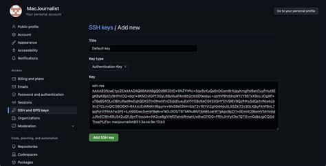 How To Generate A SSH Key On Mac And Use It For GitHub