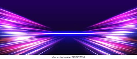 horizontal speed lines connection vector background stock vector