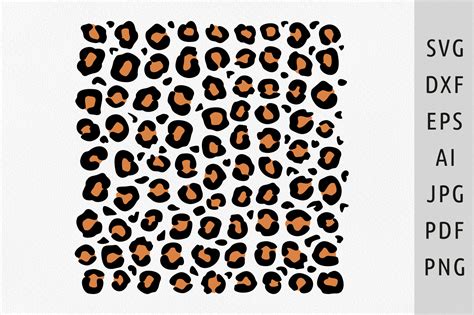 Cheetah Print Svg Leopard Print Svg Png Graphic By Julia S Digital Designs Creative Fabrica