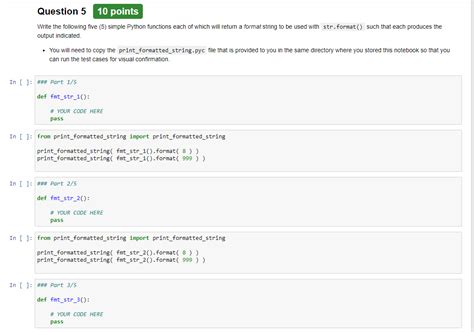 Solved Question 4 5 Points Write A Python Function Called