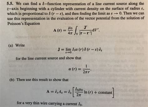 Solved 55 We Can Find A δ Function Representation Of A