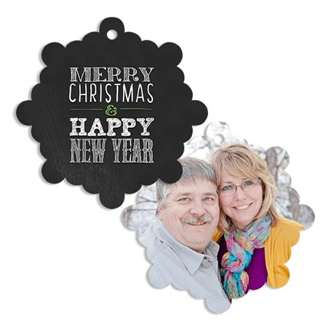 Chalkboard Christmas Ornament Ornament