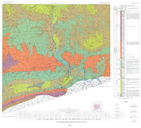 Map Stratigraphy Structure And Sedimentary Patterns In The Upper D