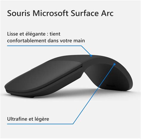 Microsoft Surface Arc Bluetooth Mouse Slim And Foldable