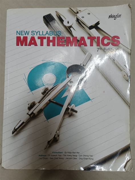 Sec 2 New Syllabus Mathematics 7th Edition Hobbies And Toys Books And Magazines Assessment Books