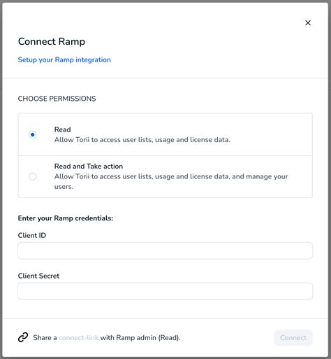 Ramp Integration Torii