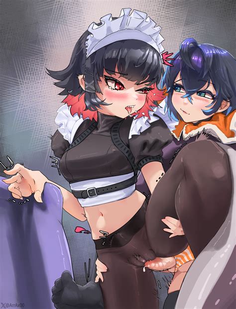 Arrax Wdah8558 Belle Zenless Zone Zero Ellen Joe Zenless Zone Zero Highres 1futa 1girl