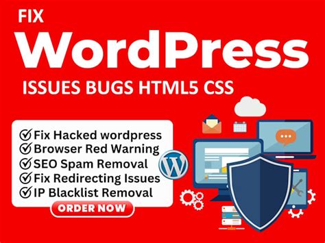 Fix Wordpress Issues Bugs Html5 Css Provide Wp Help By