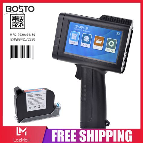 Portable Hd Handheld Inkjet Printer With 4 3 Inch Touchscreen Intelligent Barcode Printer