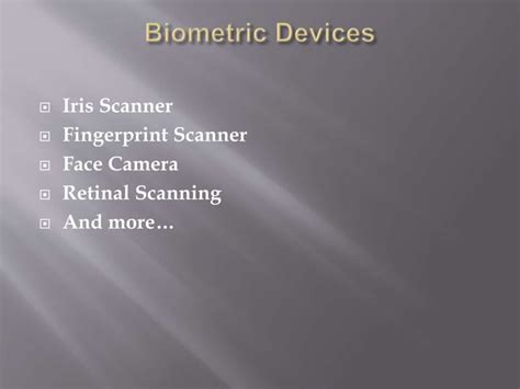 Biometrics Ppt PPT