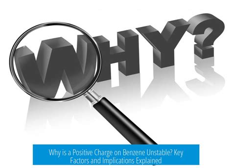 Why Is A Positive Charge On Benzene Unstable Key Factors And