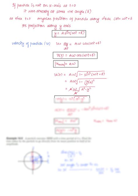 SOLUTION Simple Harmonic Motion Studypool