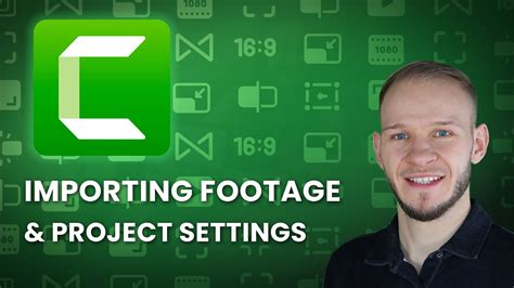 Importing Footage Adding Markers And Project Settings In Camtasia 🔥