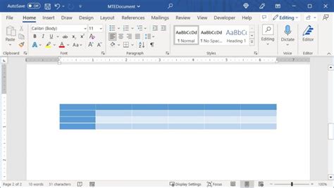 How To Create And Customize Tables In Microsoft Word Make Tech Easier